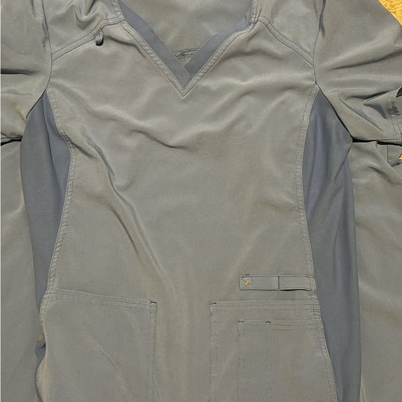 Cherokee | Other | Powder Blue Cherokee Iflex Scrub Top And Flair Style ...